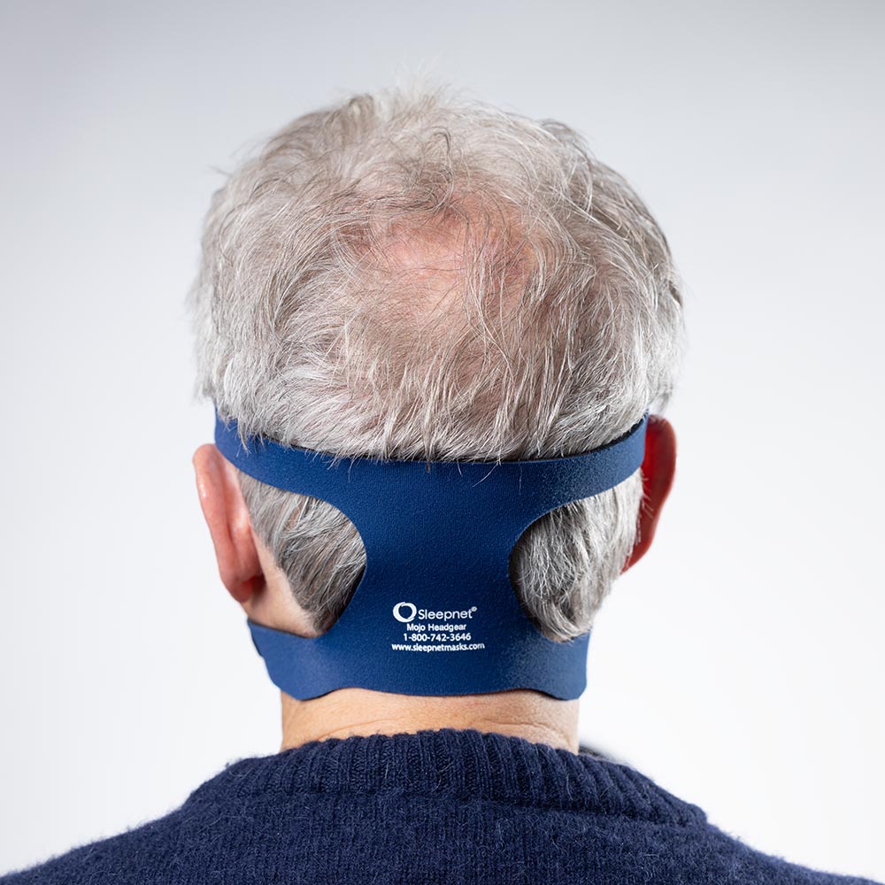 SleepNet Mojo Non-Vented Gel Full Face Ventilator Mask With Headgear ...