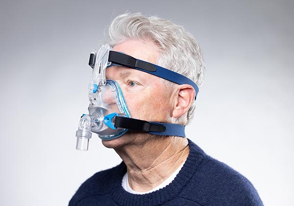 SleepNet Mojo Non-Vented Gel Full Face Ventilator Mask With Headgear ...